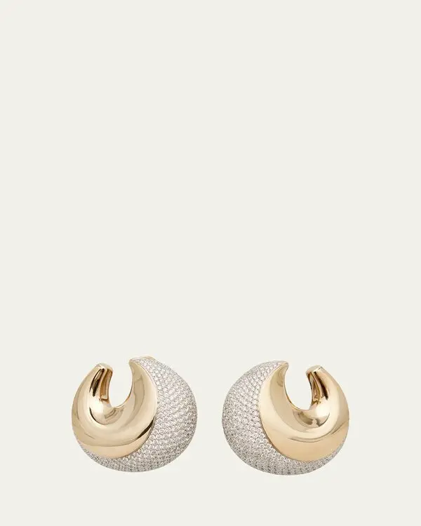 Vhernier Pirouette Diamond Earclips