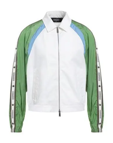 Dsquared2 Multicolor Pattern Jacket - White