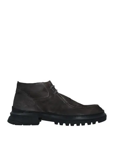 BALDININI Leather Desert Boots - Grey