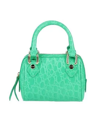 By Far Cowhide Bowler Bag - Green