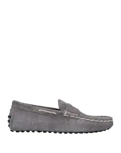 TOD'S Leather Loafers - Grey