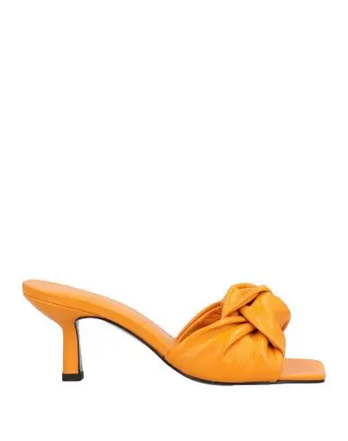 By Far Leather Bow Sandals