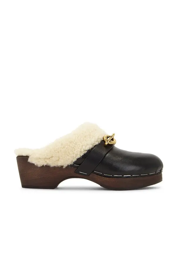 Saint Laurent Toff 15 Clog Sandals - Nero