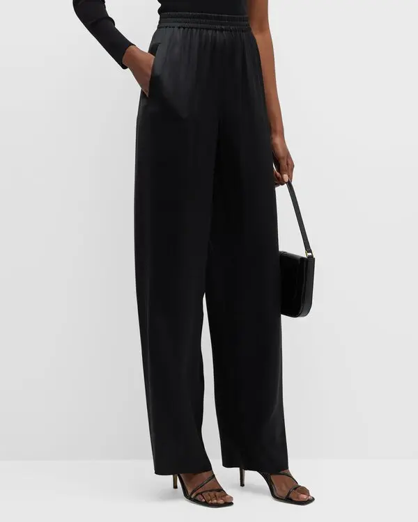 Giorgio Armani Classic Silk Trousers