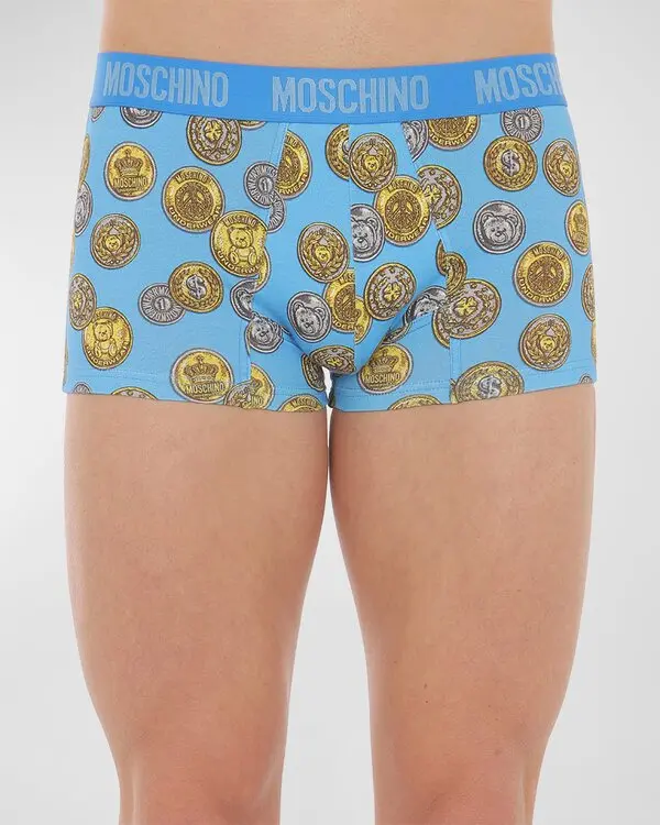 Moschino Coin-print Boxer Briefs