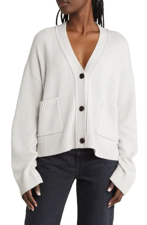 Oversized Cardigan Stone Cropped Cardigan Rails Lindi Oversize
