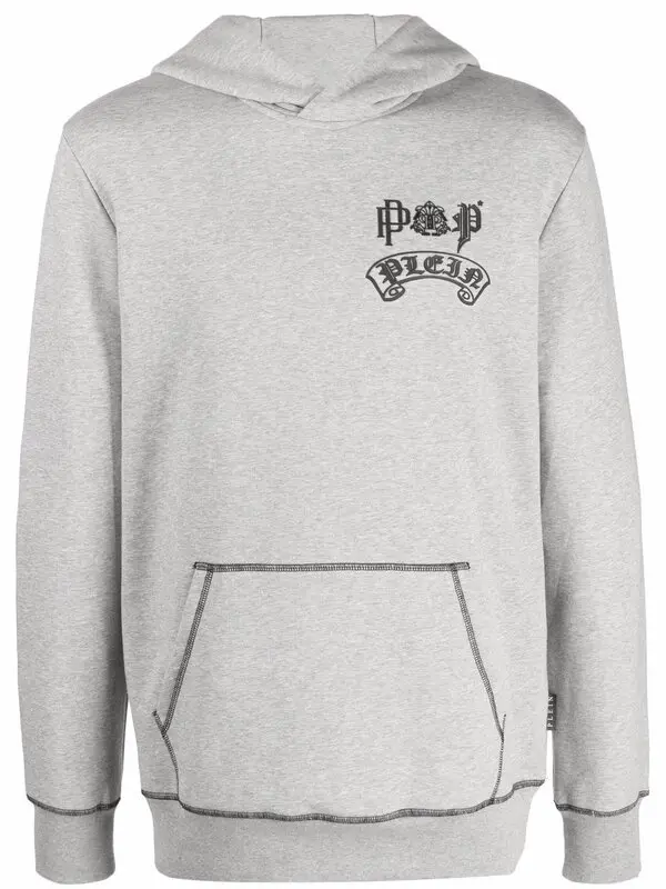 Philipp Plein Logo-print Cotton Hoodie