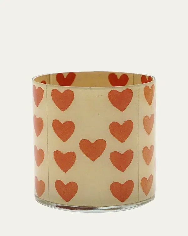 JOHN DERIAN Painted Hearts Desk Cup