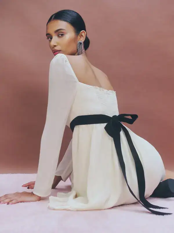Reformation Silves Dress In Cream - 70% Off | Editorialist