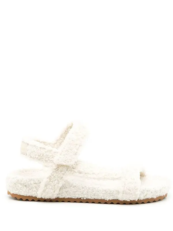 STUDIO CHOFAKIAN Touch-strap Sandals - White