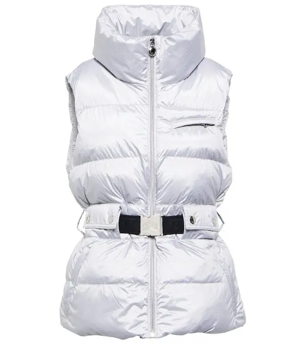 JETSET Clara Glam Puffer Vest - Silver