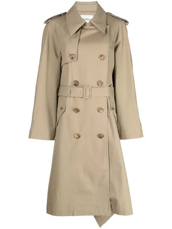 Goen.j Double-breasted Trench Coat