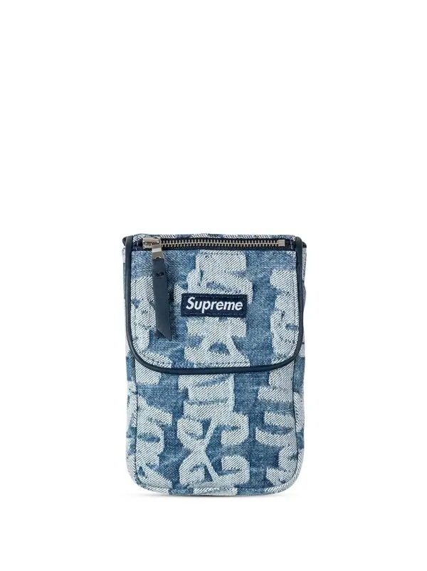 【新品】 Supreme Jacquard Denim Neck Pouch Supreme Jacquard Denim Neck Pouch - Blue | Editorialist