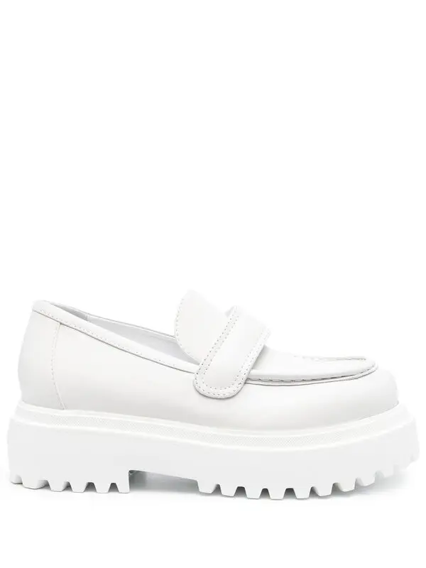 LE SILLA Ranger Leather Loafers