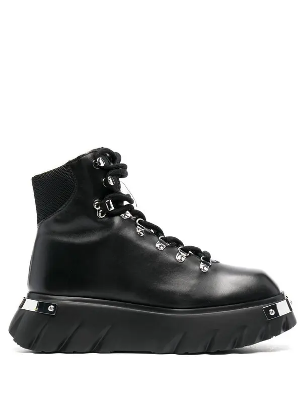 Moschino Lace-up Ankle Boots