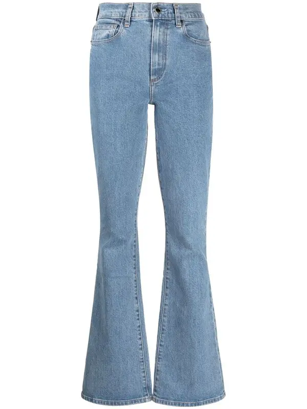LE JEAN Remy High-waisted Flare Jeans