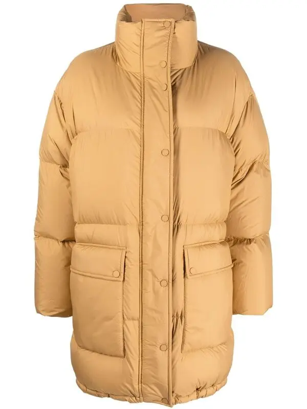 STAND STUDIO Edna Puffer Coat - Brown