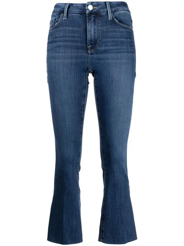 FRAME Le Crop Mid-rise Cropped Jeans