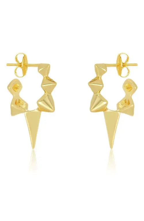 Melinda Maria Gabriella Spiked Hoop Earrings