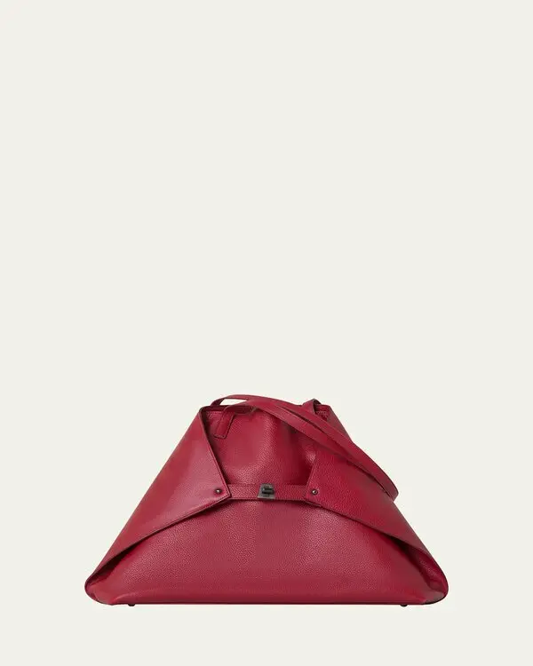 Akris Ai Medium Shoulder Bag - 006 Crimson