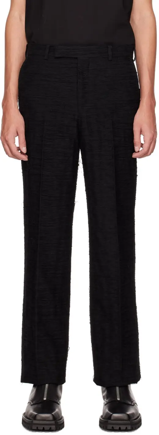 John Lawrence Sullivan Crash Trousers In Black - 70% Off 