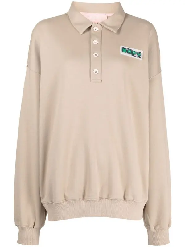 BAPY BY *A BATHING APE® Polo-collar Sweatshirt