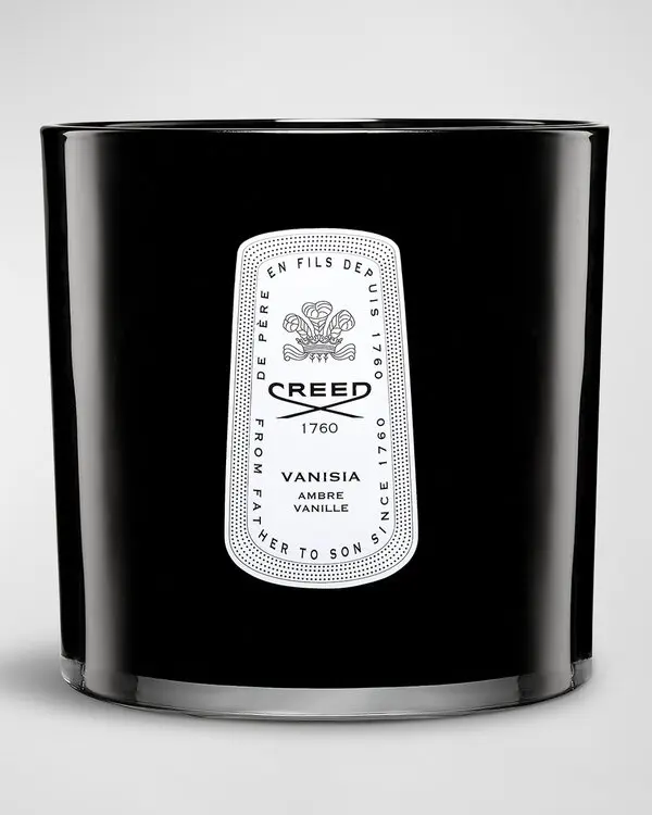 CREED 3.7 Lb. Vanisia Large Leather Candle