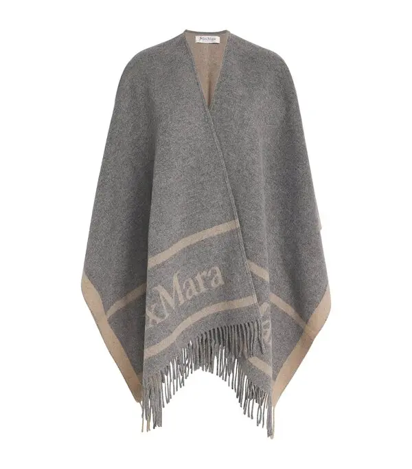 Max Mara Cashmere Scarf - Grey