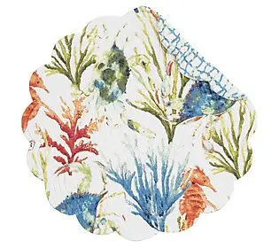 VALERIE PARR HILL 17' Marino Round Placemat Set Of 6 Valerie