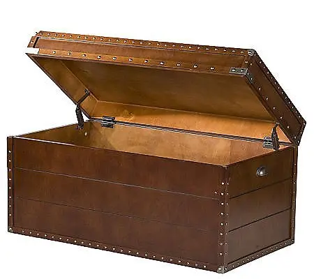 HOME REFLECTIONS Steamer Trunk Coffee Table