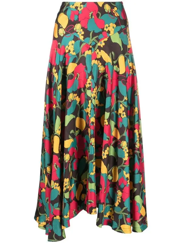 La DoubleJ Milano Asymmetric Skirt - Green