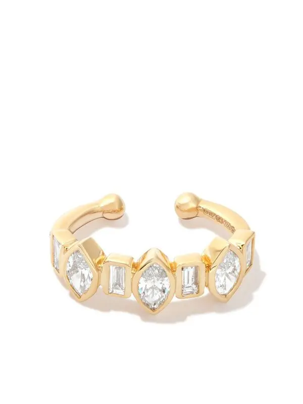 Shay 18kt Yellow Diamond Ear Cuff