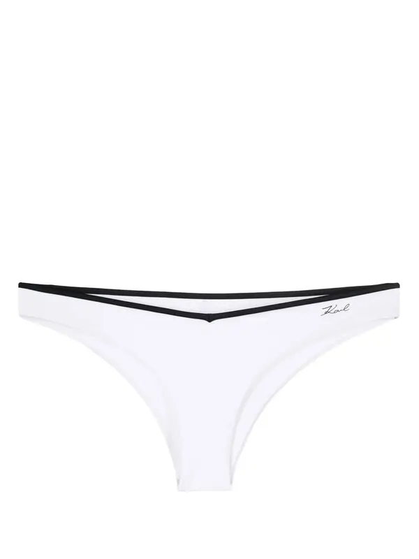 Karl Lagerfeld Dna Binding Bikini Bottoms