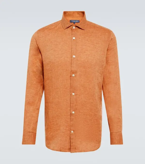 Frescobol Carioca Antonio Linen Shirt - Beige