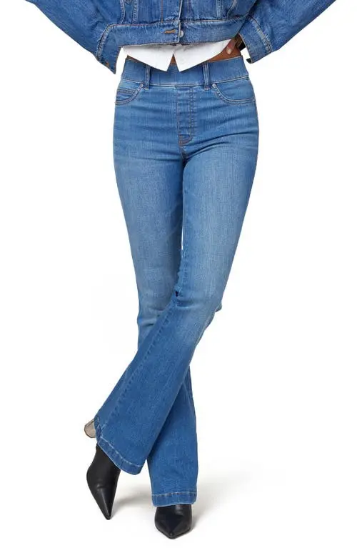 SPANX® Flare Leg Pull-on Jeans