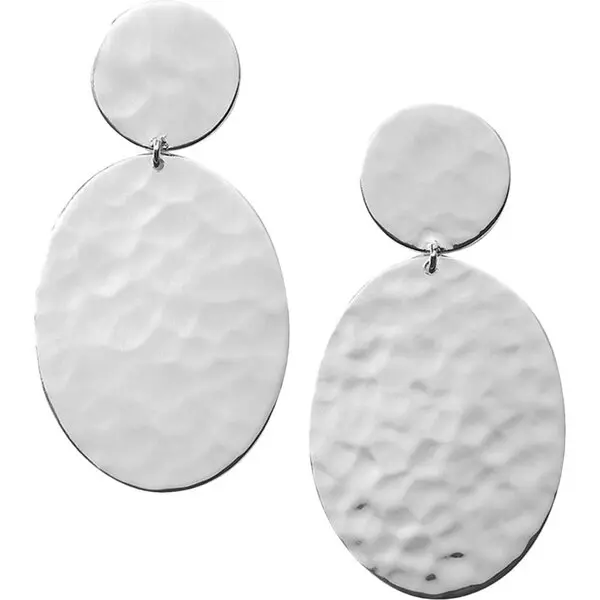 Ippolita Classico Crinkle Hammered Drop Earrings