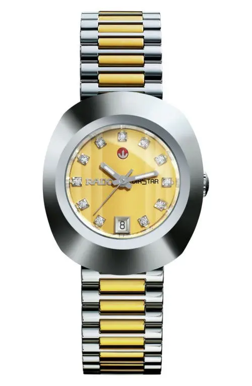 RADO The Original Automatic Bracelet Watch - Silver/gold