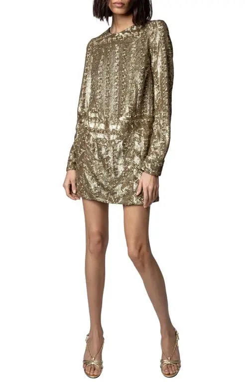 Zadig&Voltaire Roysse Sequin Minidress