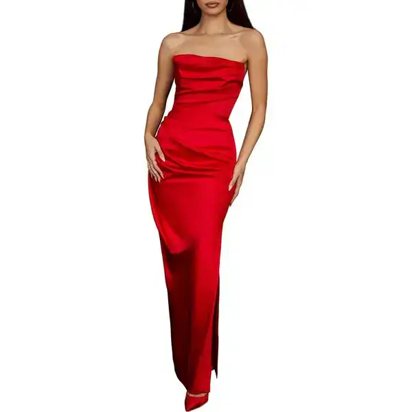 open lace back dress House Of CB Adrienne main image 1