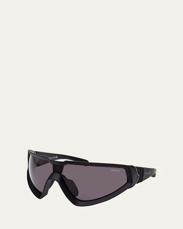 Moncler Wrapid Aviator Sunglasses - Matte Black