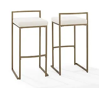 CROSLEY Furniture Harlowe 2-pc Bar Stool Set Stools