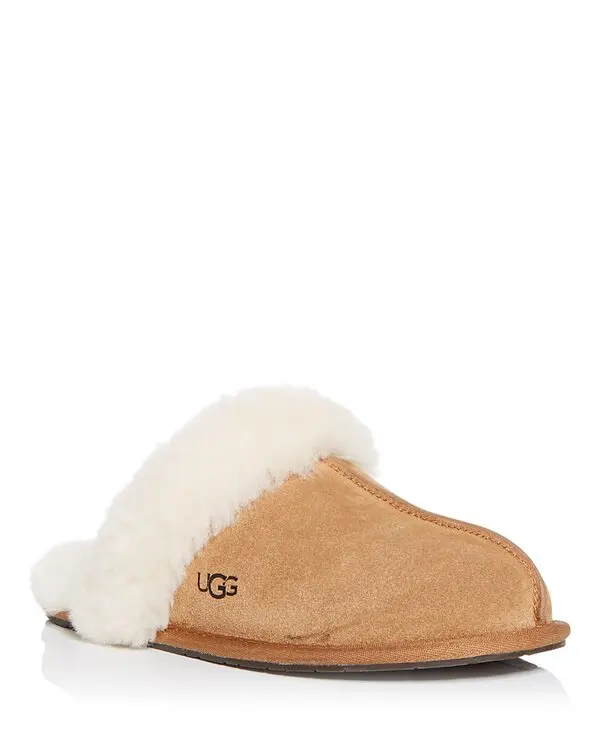 UGG Scuffette Shearling Mule Slippers - Chestnut
