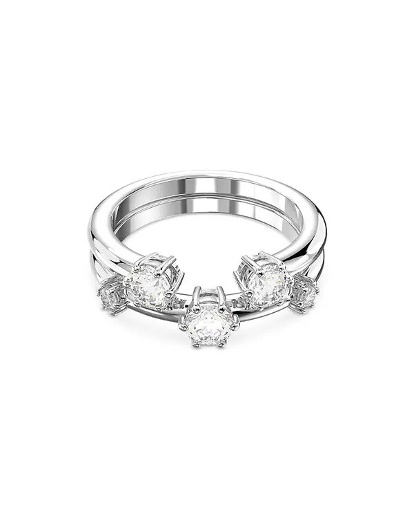 SWAROVSKI Constella Stacking Ring Set - Silver