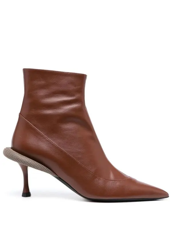 N°21 Mesh-panelled 88mm Boots