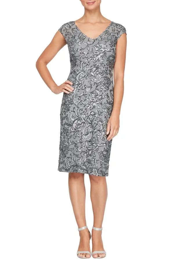 sachin and babi light blue dress Lady Black Tie - Haven Gown - Chiffon Fitted Long Strapless Dress