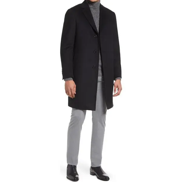 Cardinal Of Canada Pierre Cashmere Coat - Black