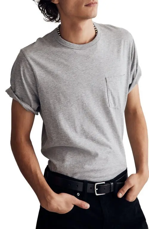Madewell Allday Crewneck T-shirt - Heather Grey