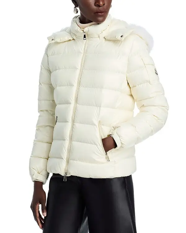 Moncler Badyf Hooded Down Jacket - Natural