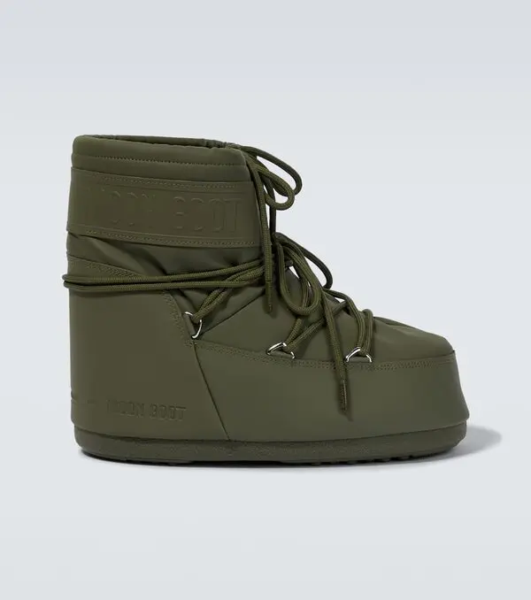 Moon Boot Icon Low Rubber Boots - Green