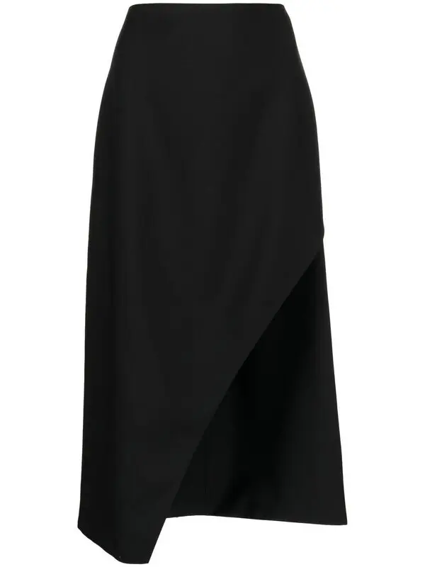 Alexander McQueen Knitted Pencil Skirt With Slit
